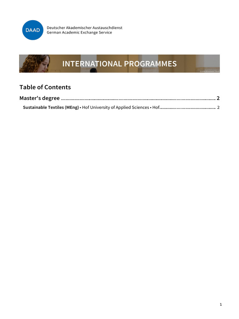 Daad Courses 2025 03 02 | PDF | Cost Of Living | International English ...