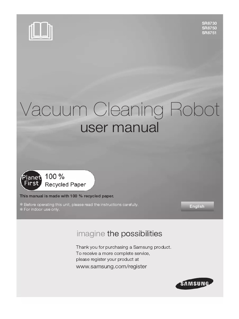 Manuál Samsung SR8751 Návod (48 Stránek) | PDF