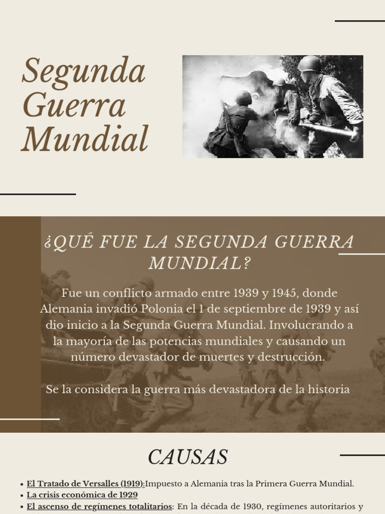 Marrón Historia Educación Presentación | PDF | Alemania nazi | Segunda ...