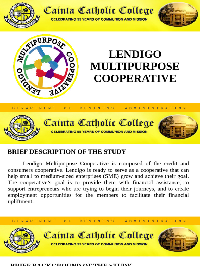 Lendigo Multipurpose Cooperative | PDF