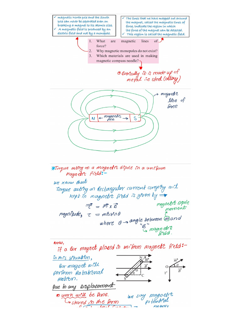 Phy ch 12 Magnetic Material | PDF