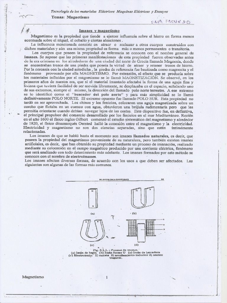 Imanes y Magnetismo | PDF