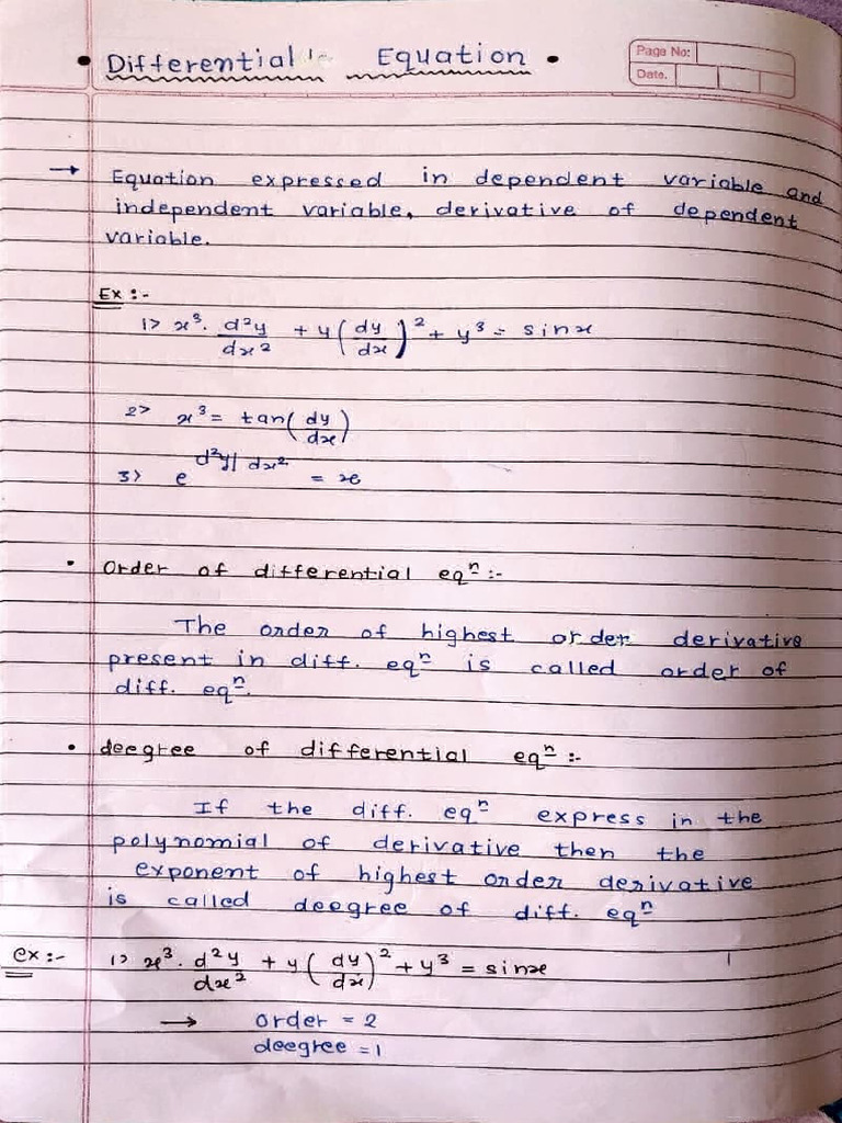 Differential Equations (1) 250409 191921 | PDF