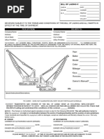 UNLOADING Receipt | PDF