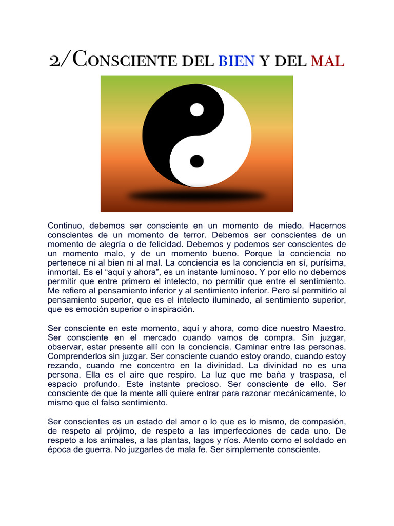 2 El Bien y El Mal Revisado | PDF | Cristo (título)