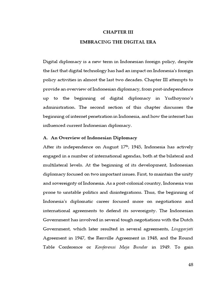 Indonesian Digital Diplomacy Evolution | PDF | Indonesia | Non Aligned ...