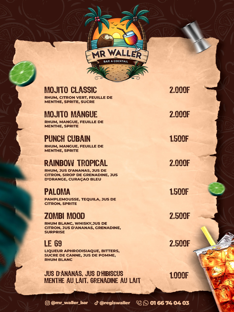 Menu Waller | PDF