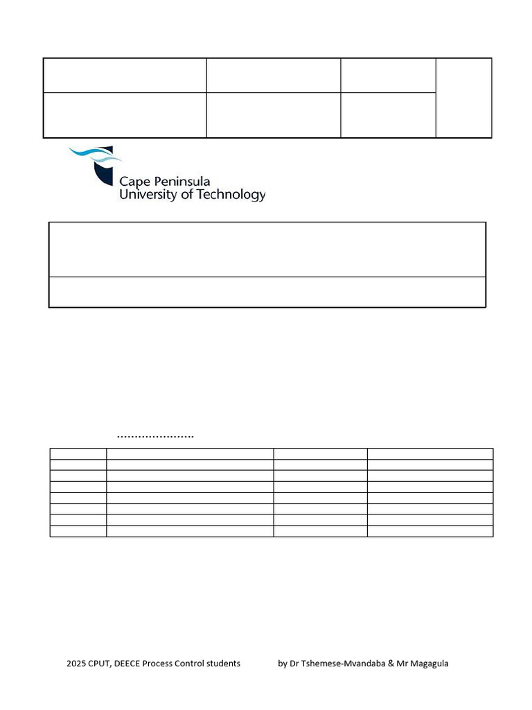 2025 Report Template & Instructions For Temperature Controller Project ...