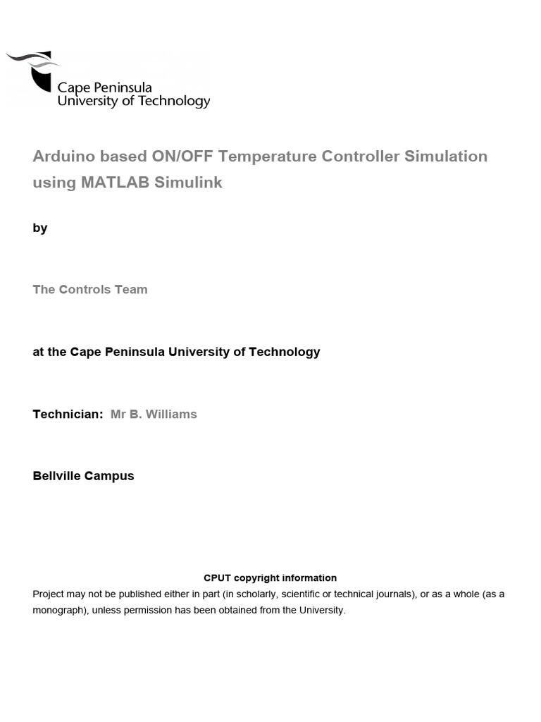 Part 1-Simulation of The Arduino Based Temperature Controller | PDF | Parameter (Computer ...