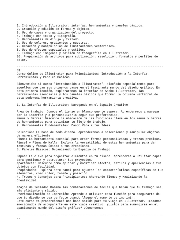 Curso Ilus | PDF | Ilustrador Adobe | Diseño gráfico