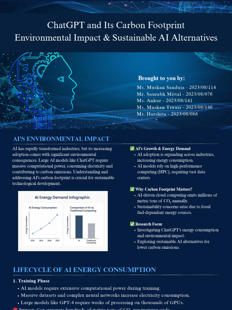 AI's Environmental Impact and Solutions | PDF | Artificial Intelligence ...