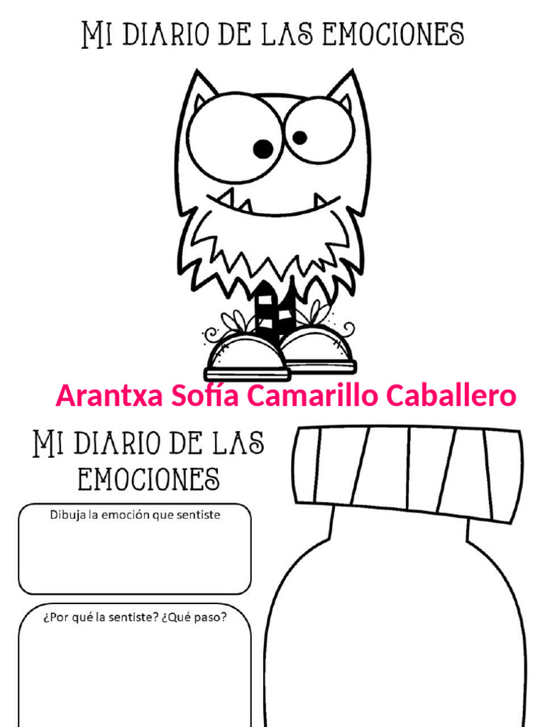 Mi Diario de Las Emociones-Arantxa | PDF
