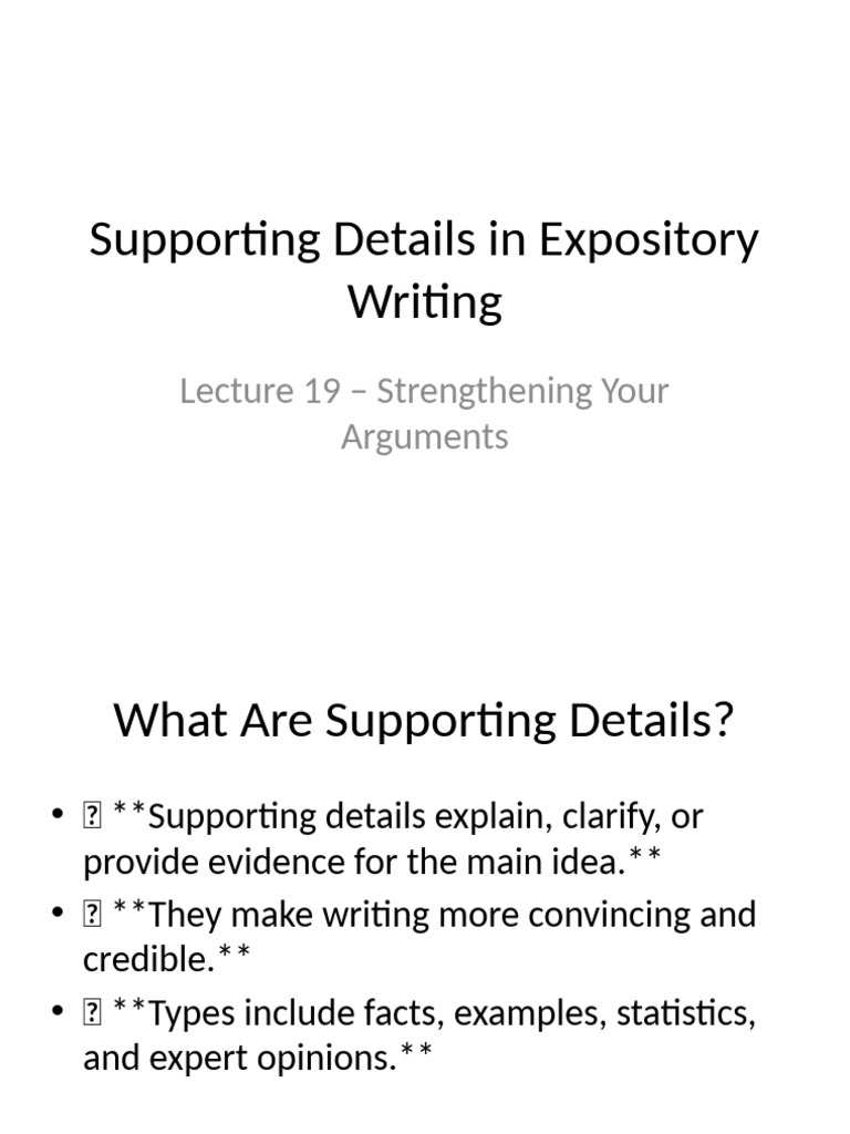 Expository_Writing_Lecture19 | PDF | Mental Health | Critical Thinking