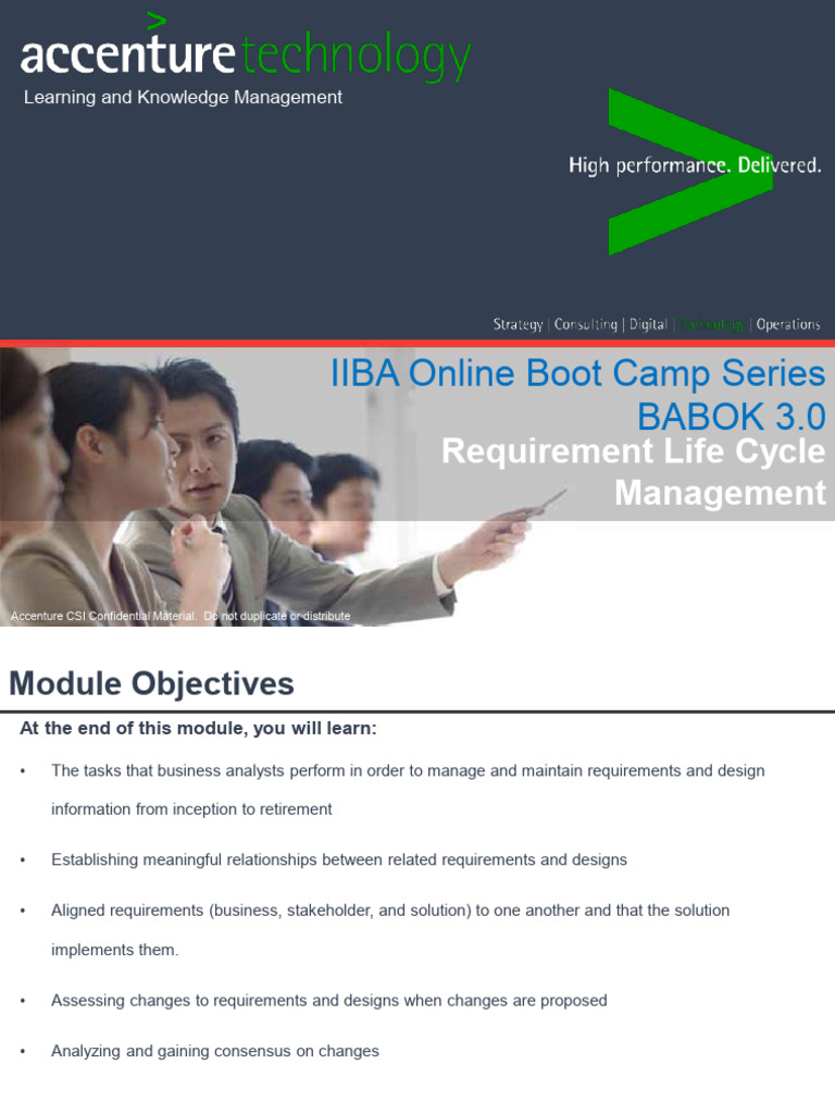 05 - Requirement Life Cycle Management | PDF | Business Analysis ...