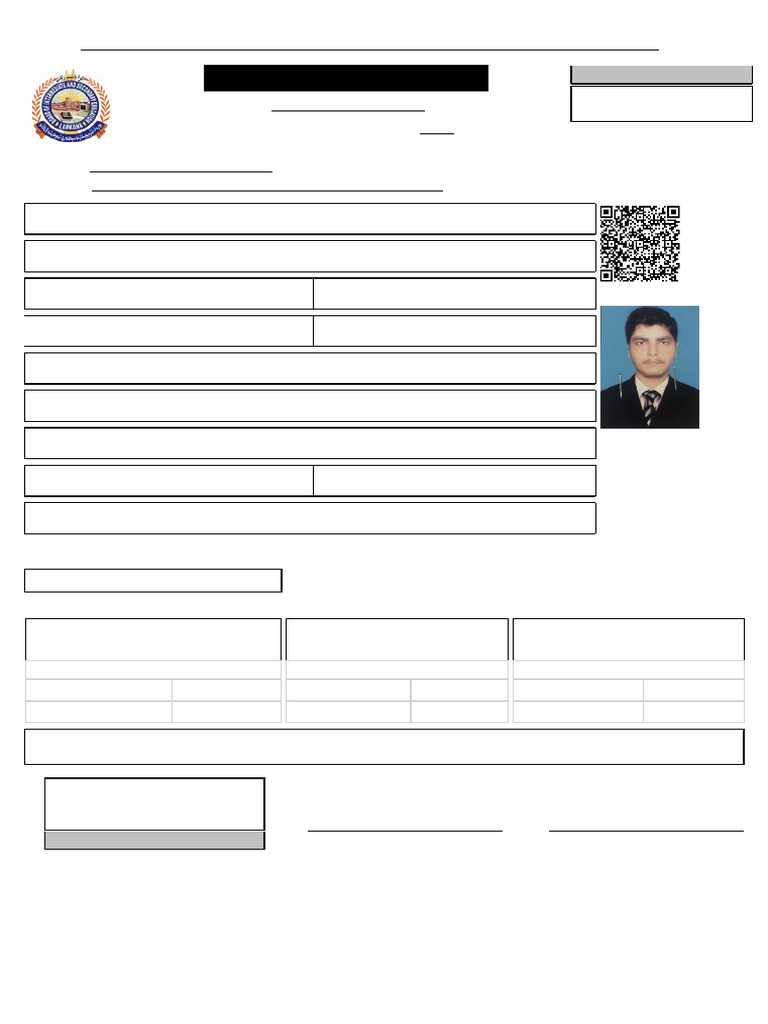 Shahdadkot College Exam Form 2024 | PDF