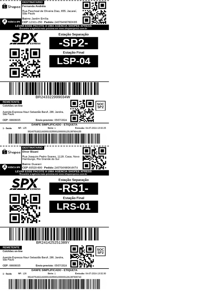 Etiquetas Saif | PDF