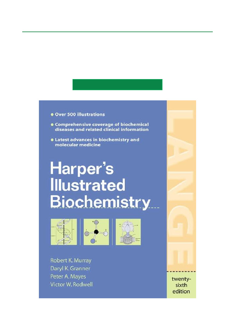 Harper's Illustrated Biochemistry, 26th Edition Direct Ebook Download ...