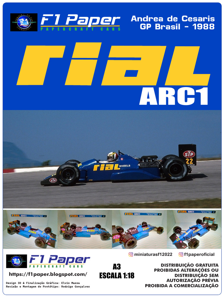 Rial ARC1 Andrea de Césaris GP Brasil 1988 | PDF
