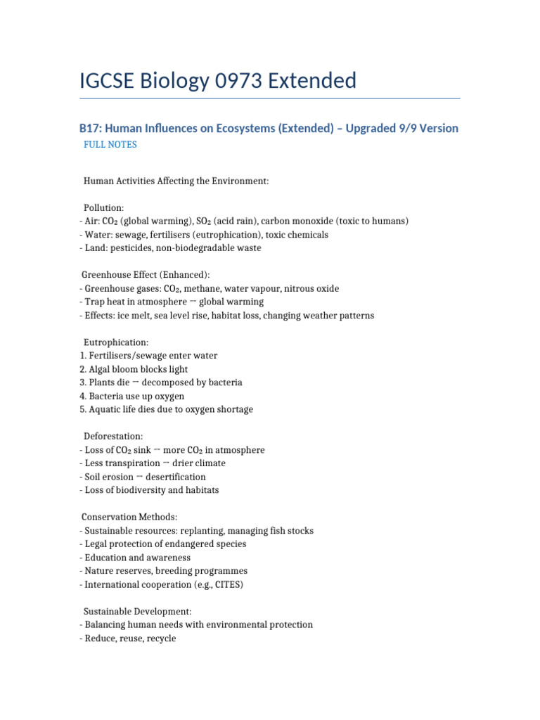Eutrophication and Its Ecological Impact | PDF | Eutrophication ...