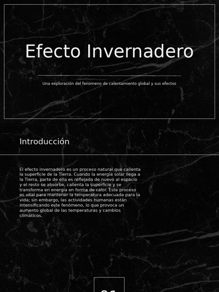 Efecto Invernadero y sus Consecuencias | PDF | Efecto invernadero ...