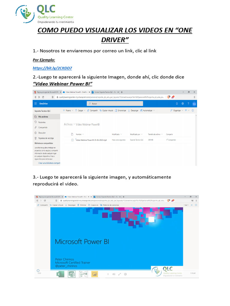 Como Puedo Visualizar Los Videos en One Driver | PDF