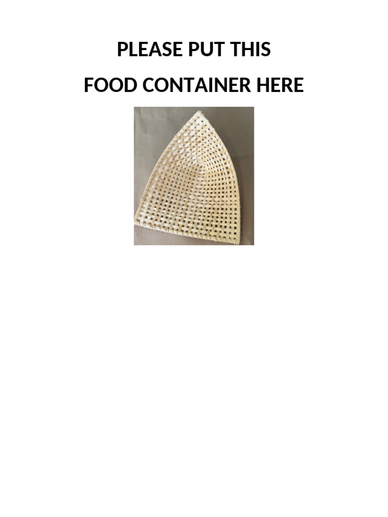 Please Put This | PDF