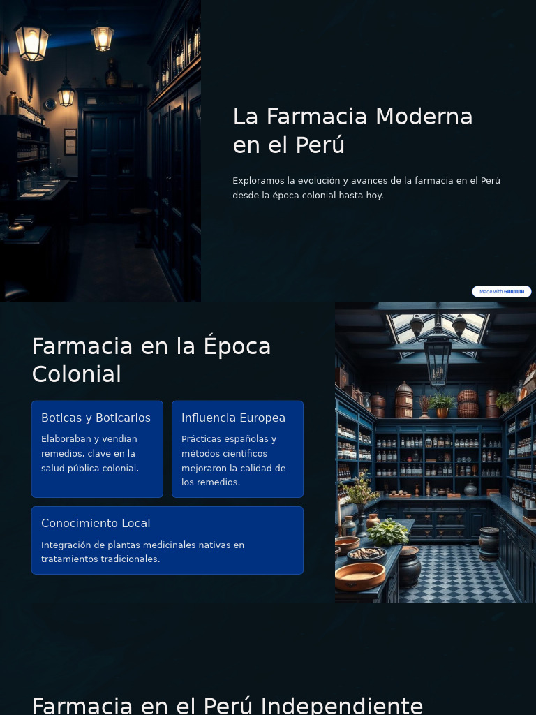 La Farmacia Moderna en El Peru | PDF | Farmacia | Farmacéutico