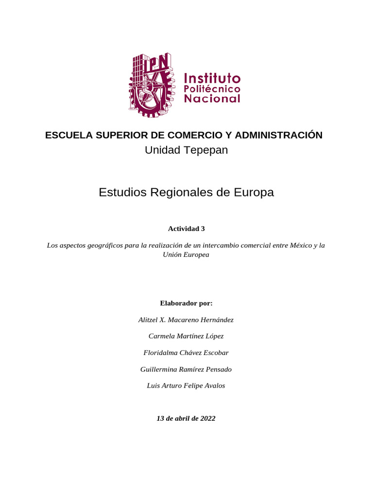 Estudios Regionales de Europa. S2A1 | PDF | Clima | Europa