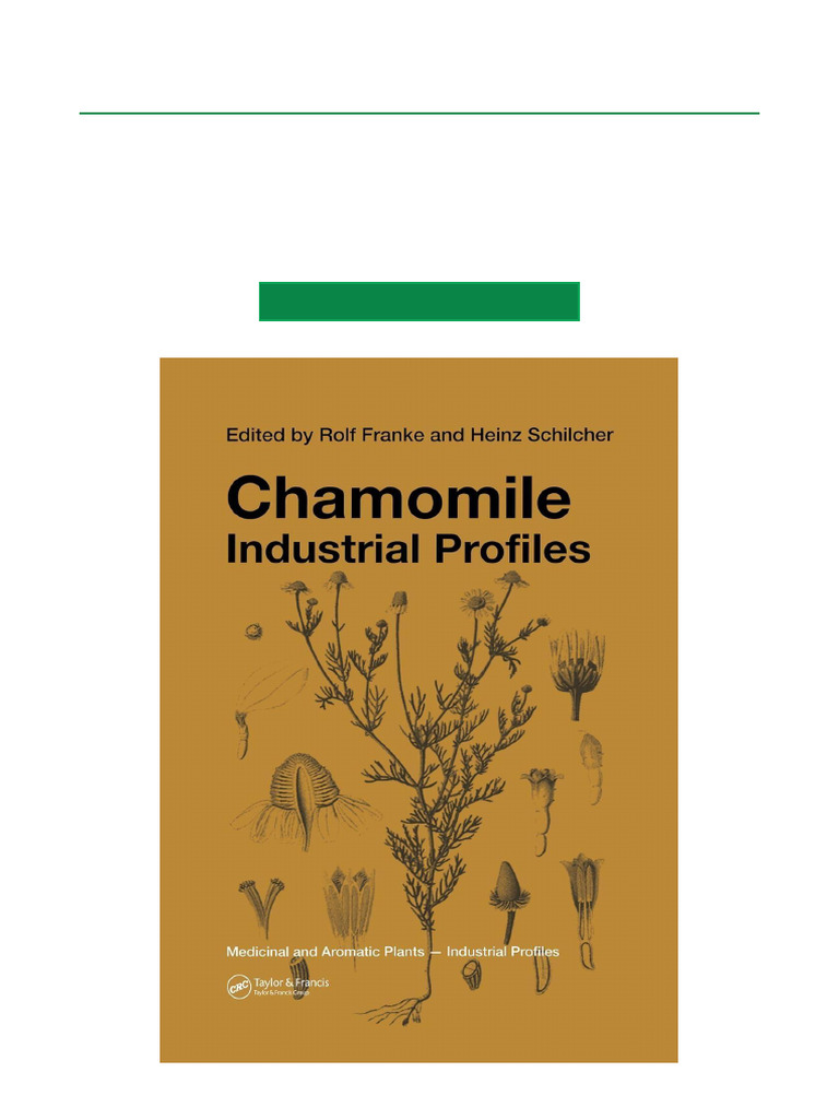 Chamomile Industrial Profiles - 1st Edition Digital DOCX Download | PDF ...