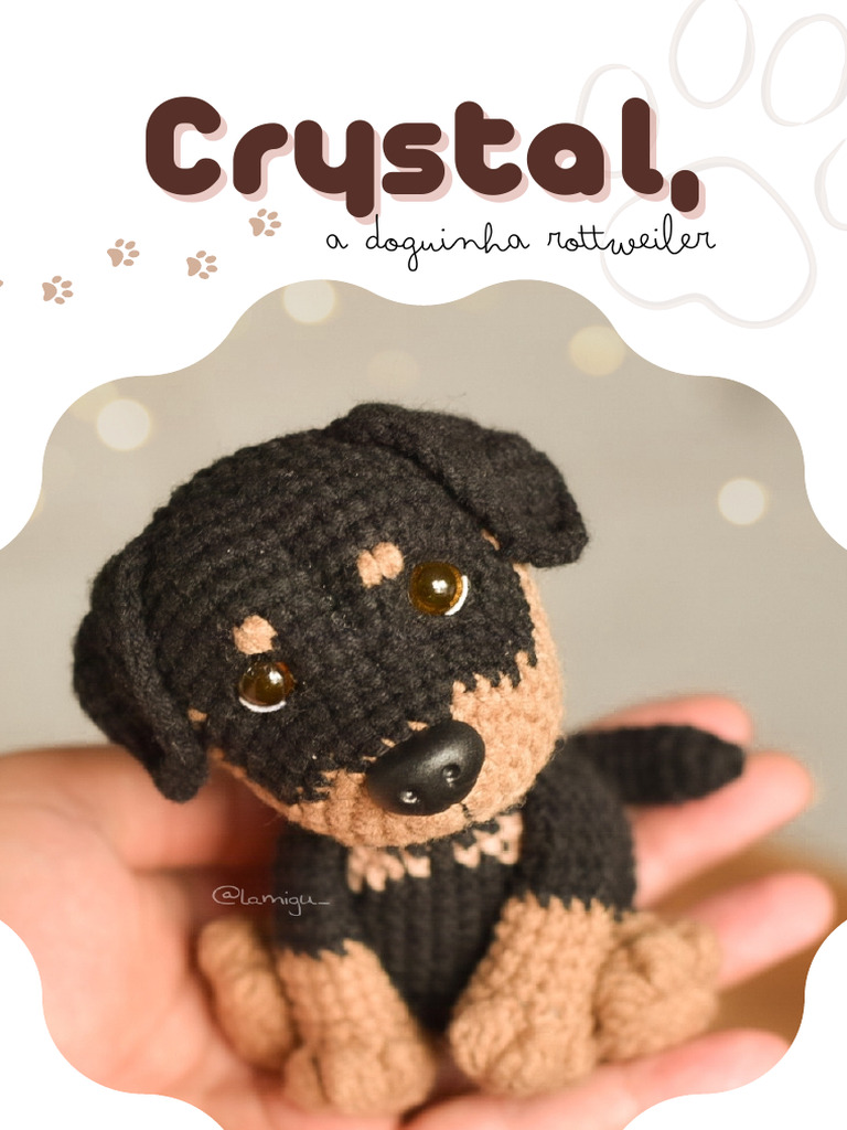 Crystal Lamigu Cachorro Rottweiller 240323 232440 | PDF | Bordado