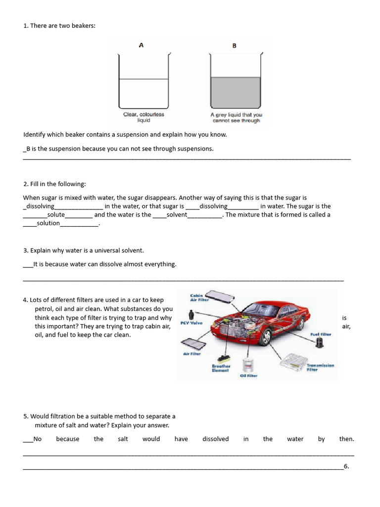 Separation Techniques and Skills Revision | PDF | Water | Distillation