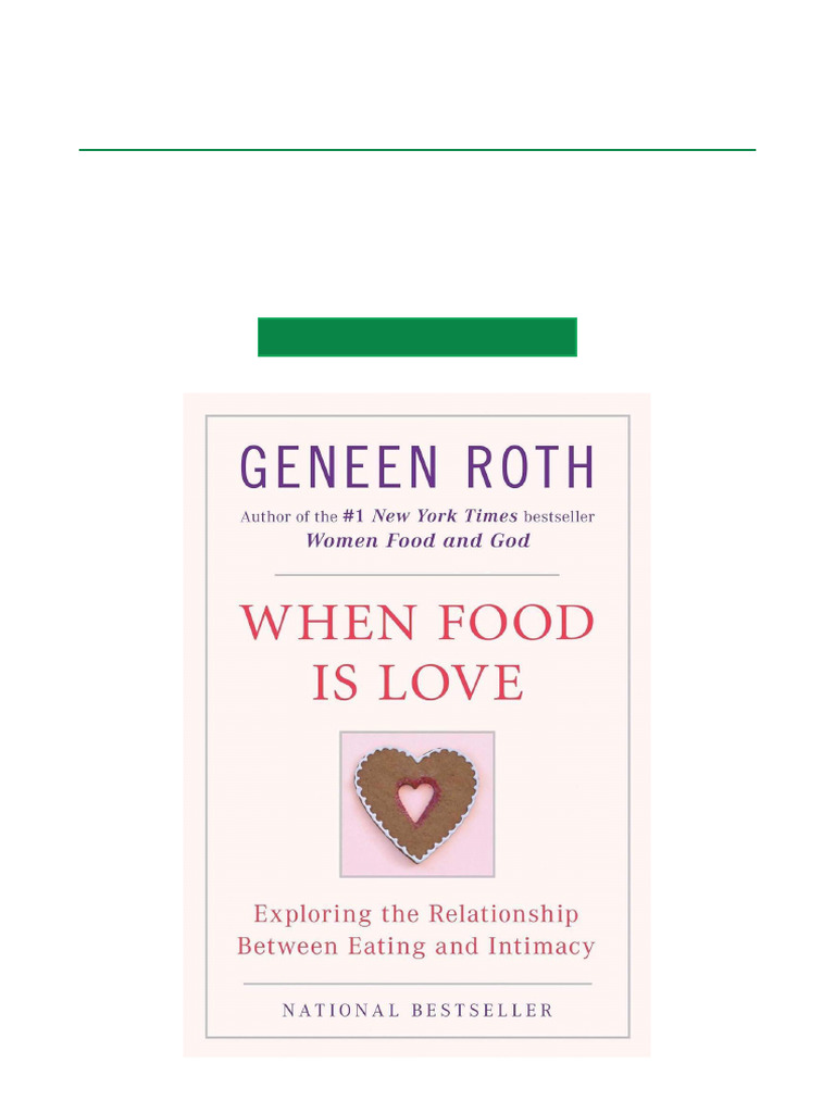 When Food Is Love: Eating and Intimacy | PDF | Intimate Relationships ...