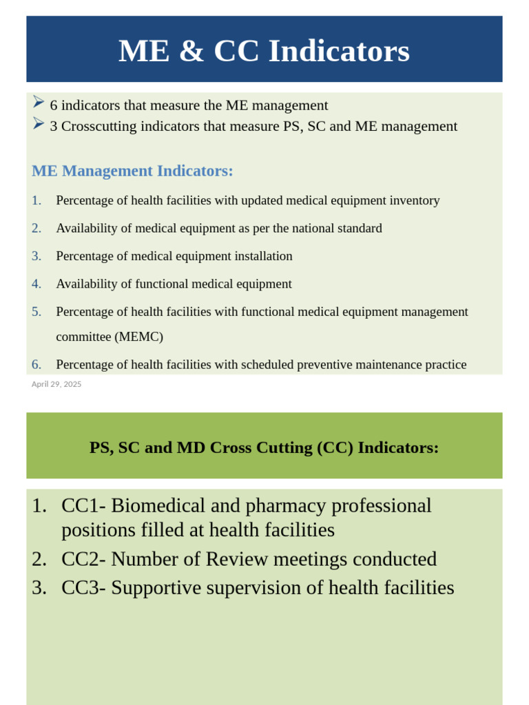 Chapter 4 Indicators | PDF