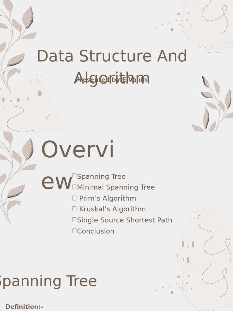 DSA Unit-4 by E Vahini-3.pptx - 20250328 - 115120 - 0000 | PDF | Mathematical Relations | Graph ...