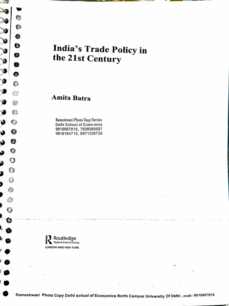 India's Trade Policy: Challenges & Reforms | PDF | Tariff | Trade ...