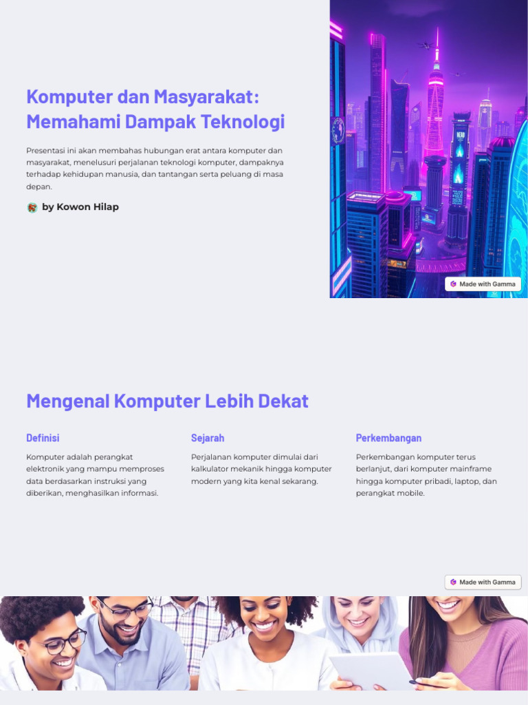 Komputer-dan-Masyarakat-Memahami-Dampak-Teknologi | PDF