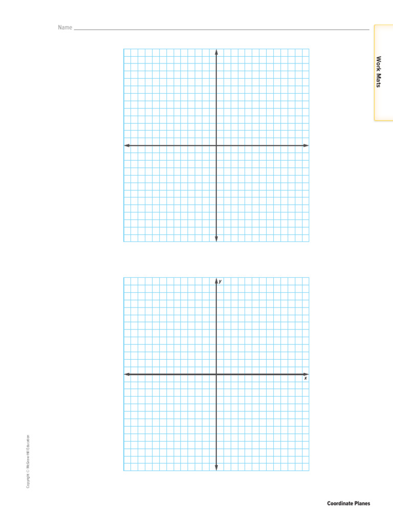 Coordinate Planes | PDF