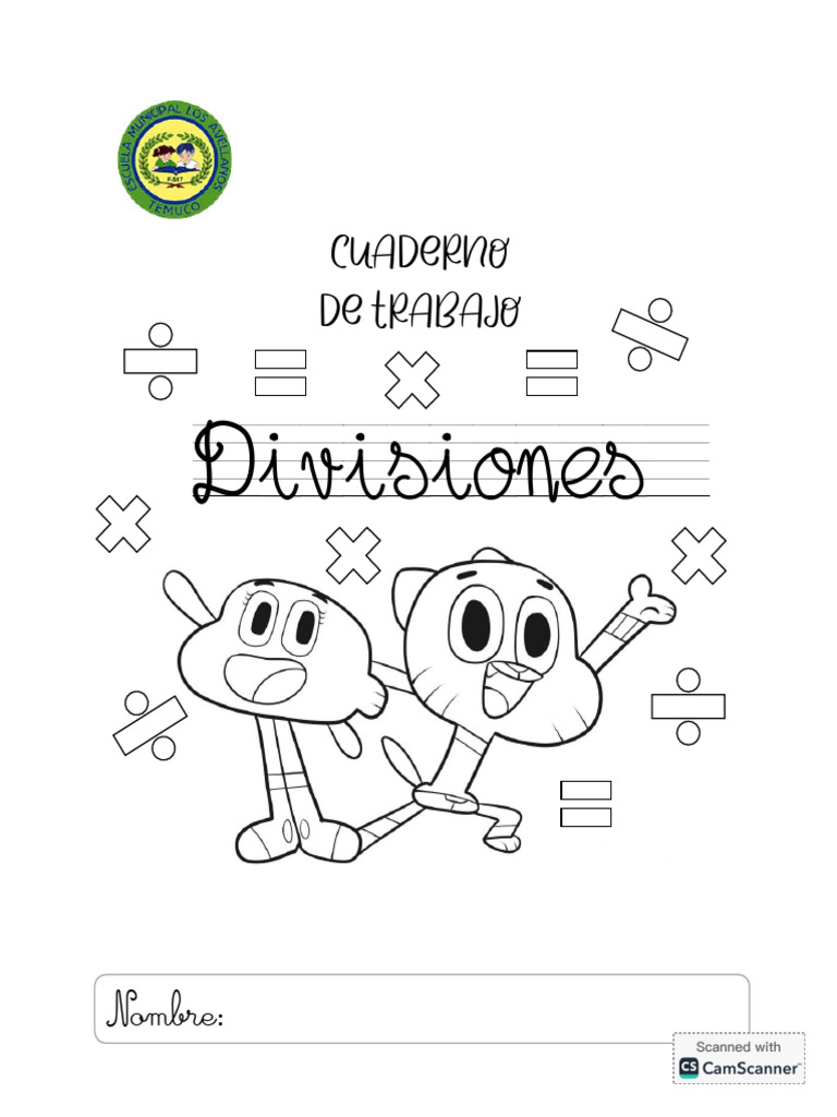 Cuadernillo de Divisiones para Niños | PDF