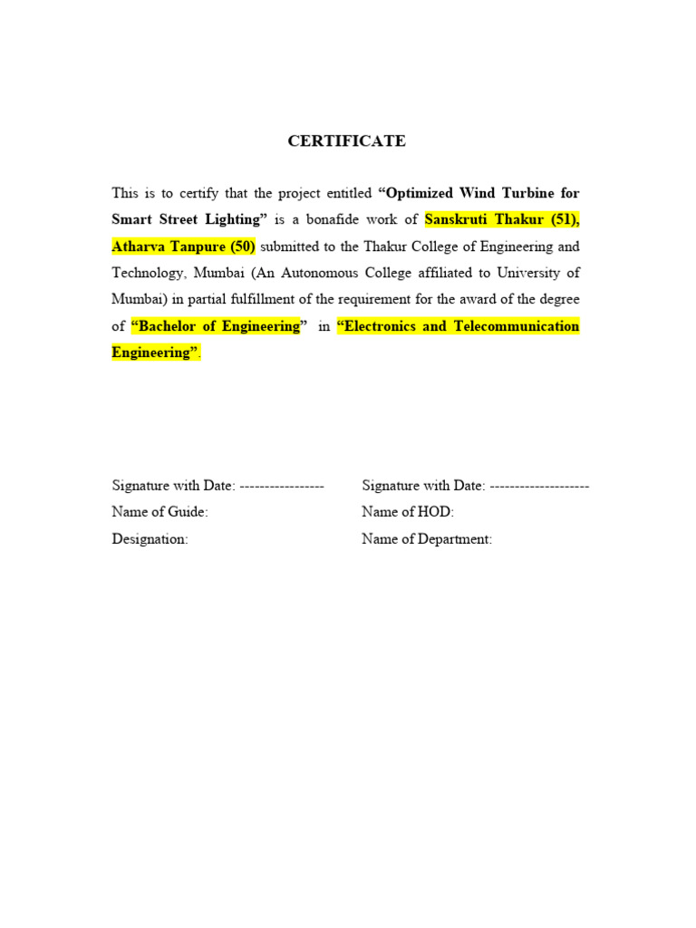 RBL Report Declaration | PDF