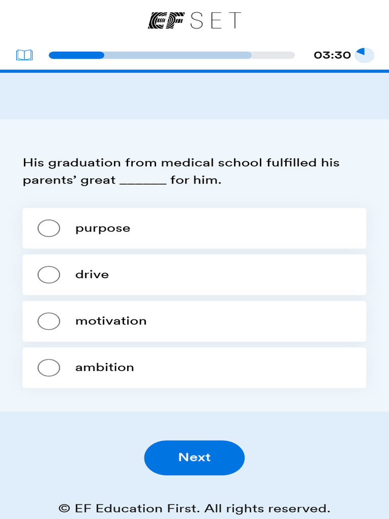 Free English Test of All Four Skills, Calibrated to the CEFR EF SET | PDF