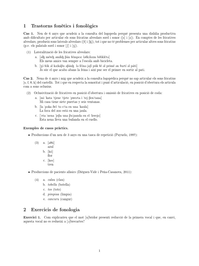 Fonologia_Exer2 | PDF