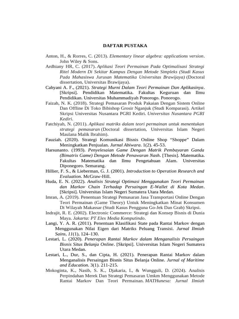 Penulisan Dapus | PDF
