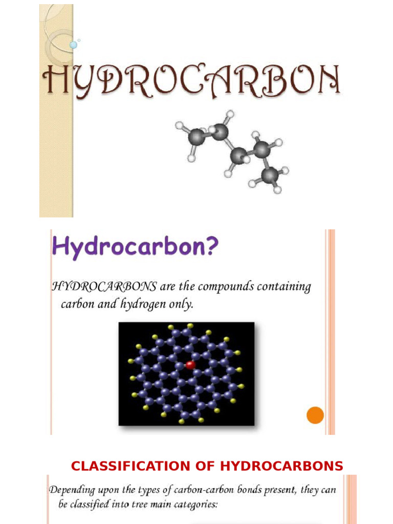 Hydrocarbons 1 | PDF
