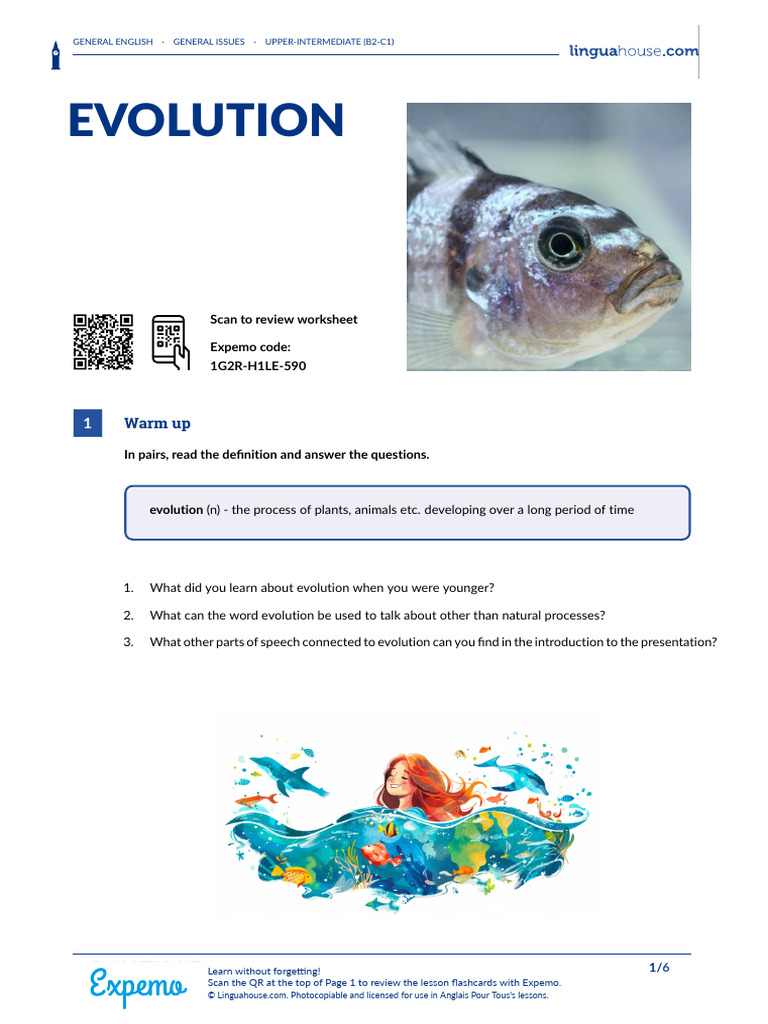 Evolution British English Student B2 C1 | PDF | Evolution | Human Evolution