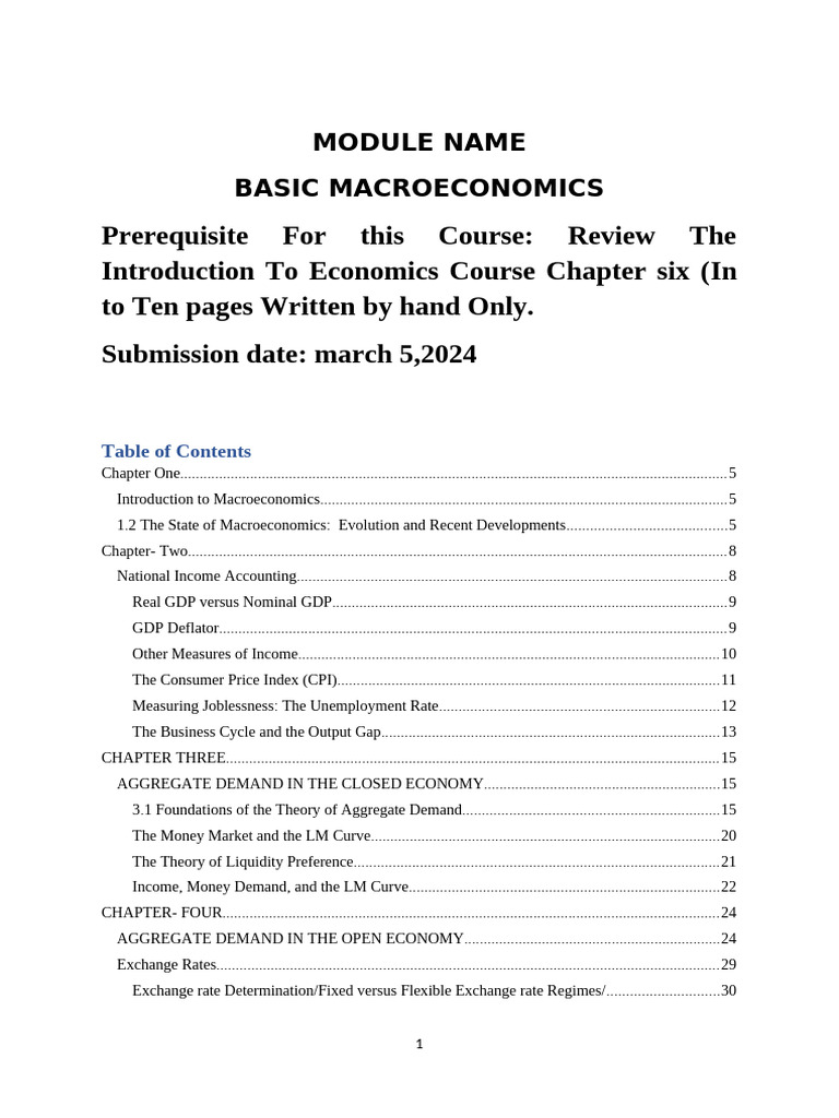 Basic Macroeconomics For Mgmts | PDF | Macroeconomics | Keynesian Economics