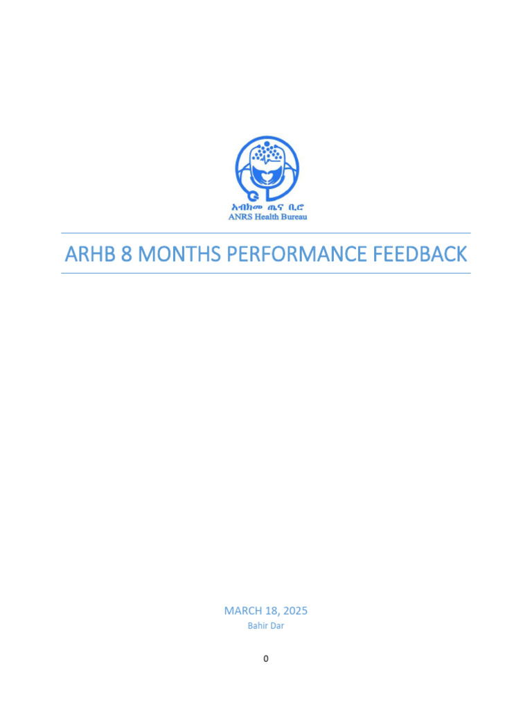 ARHB 8 Month Performance Feedback | PDF | Pregnancy | Woman