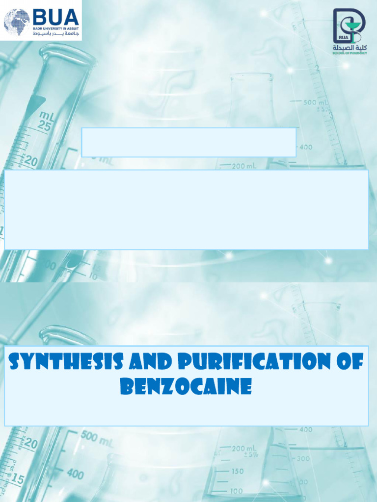 Lab - 8 Synthesis of Benzocaine | PDF | Chemistry | Chemical Substances