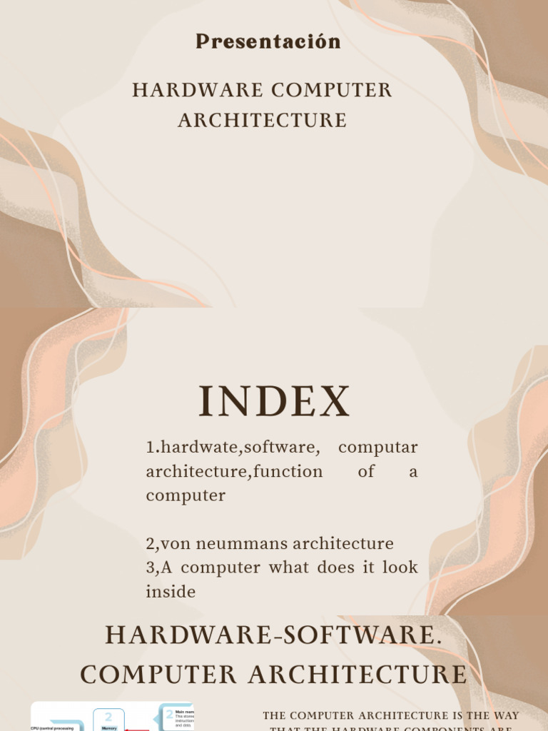 Hardware Computar Architecture | PDF | Computer Hardware | Input/Output