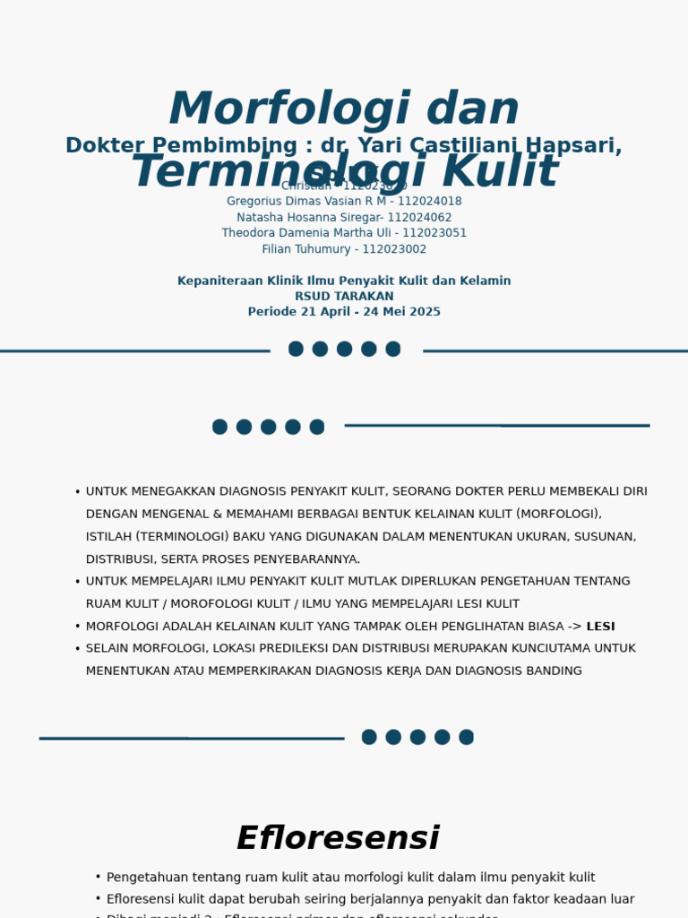 Morfologi Dan Terminologi Kulit | PDF