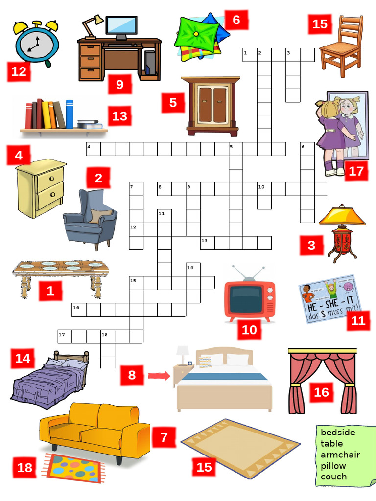 Furniture Crosswords | PDF